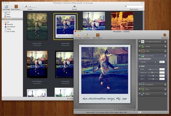 Fixa fotostilen med PhotoStyler till Mac