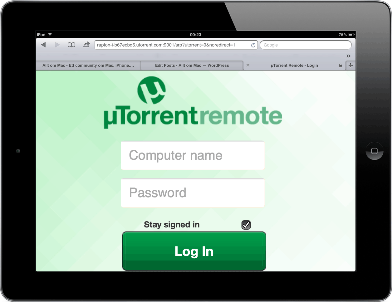 Fjärrhantering av torrents med uTorrent Remote