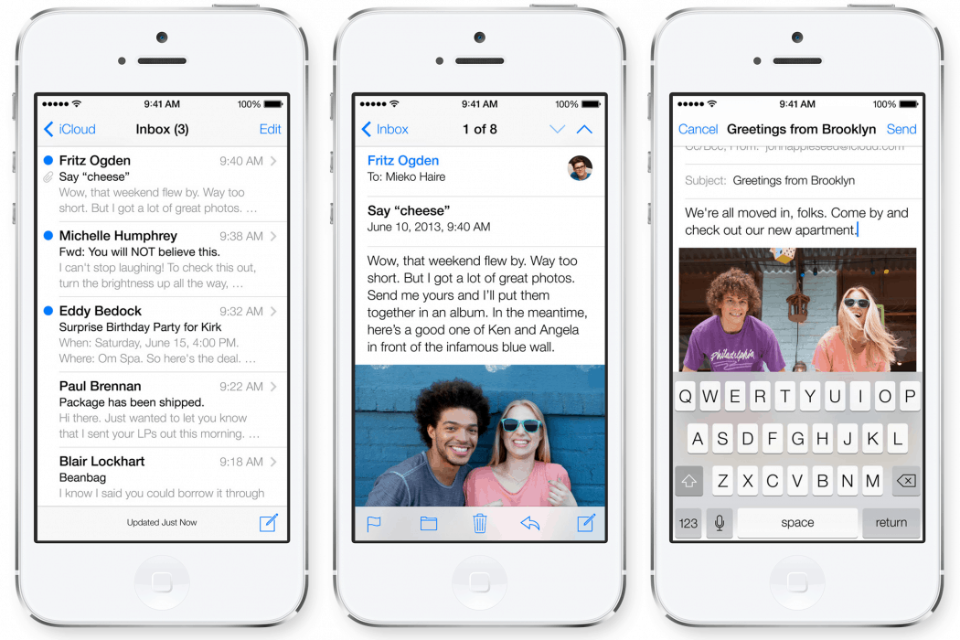 iOS 7: Automatiskt val av avsändare i Mail