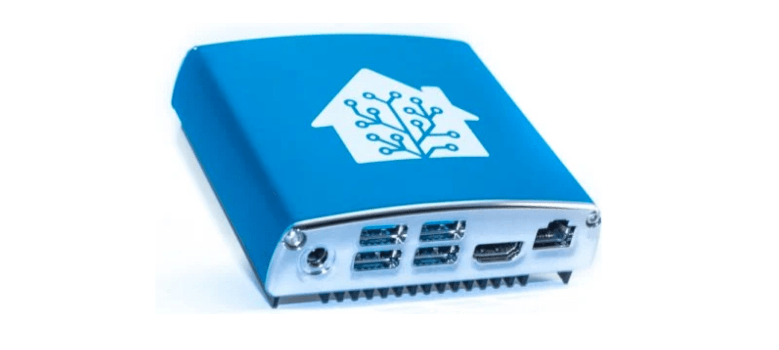 Smart hem hubben Home Assistant Blue