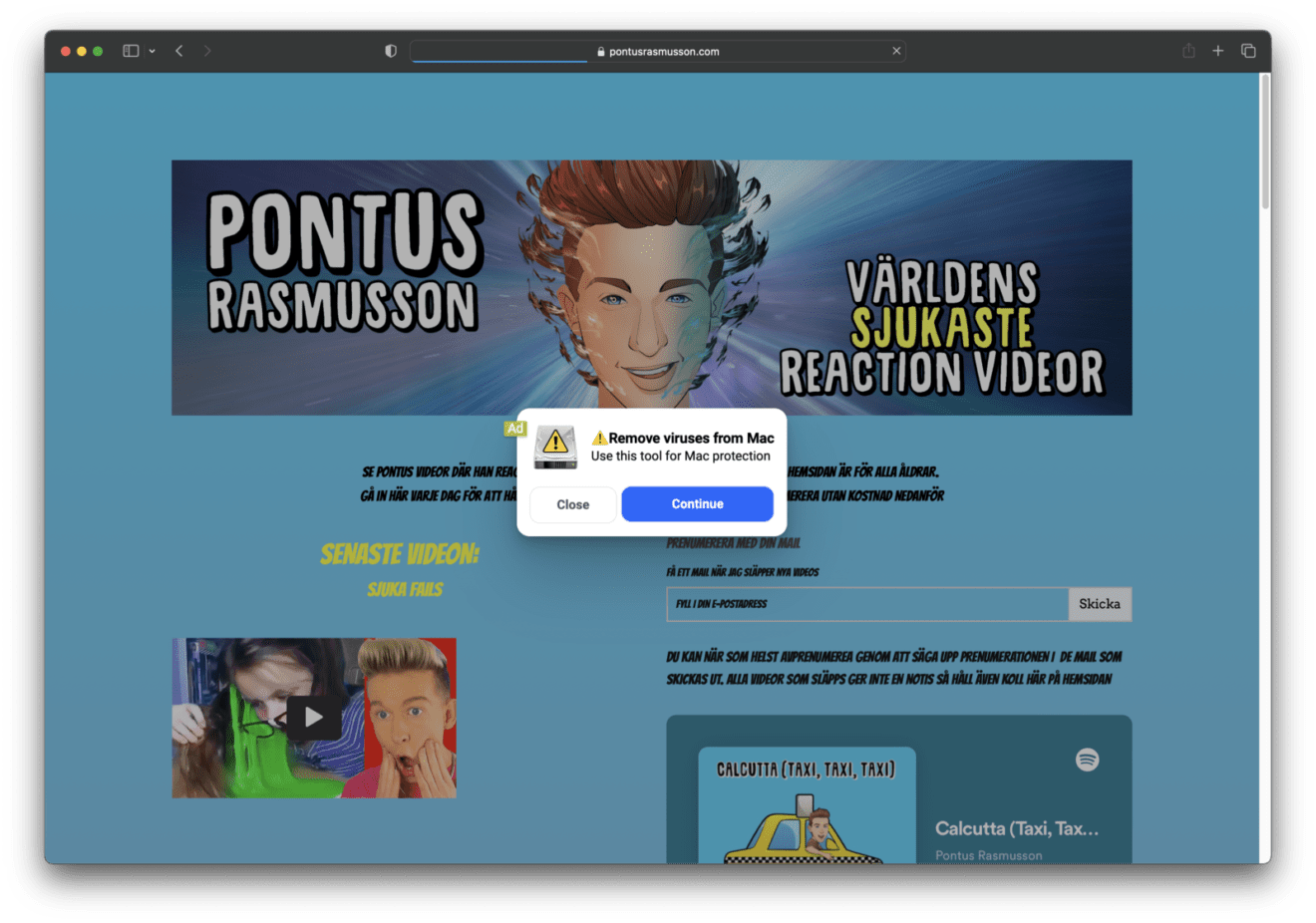 Pontus Rasmusson utnyttjar Barncancerfonden