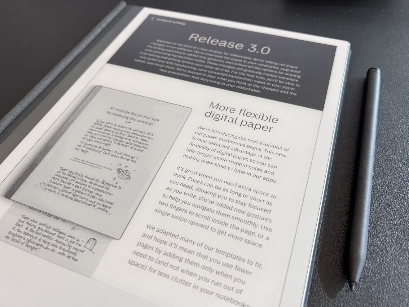 reMarkable 2 är ditt digitala och smarta anteckningblock
