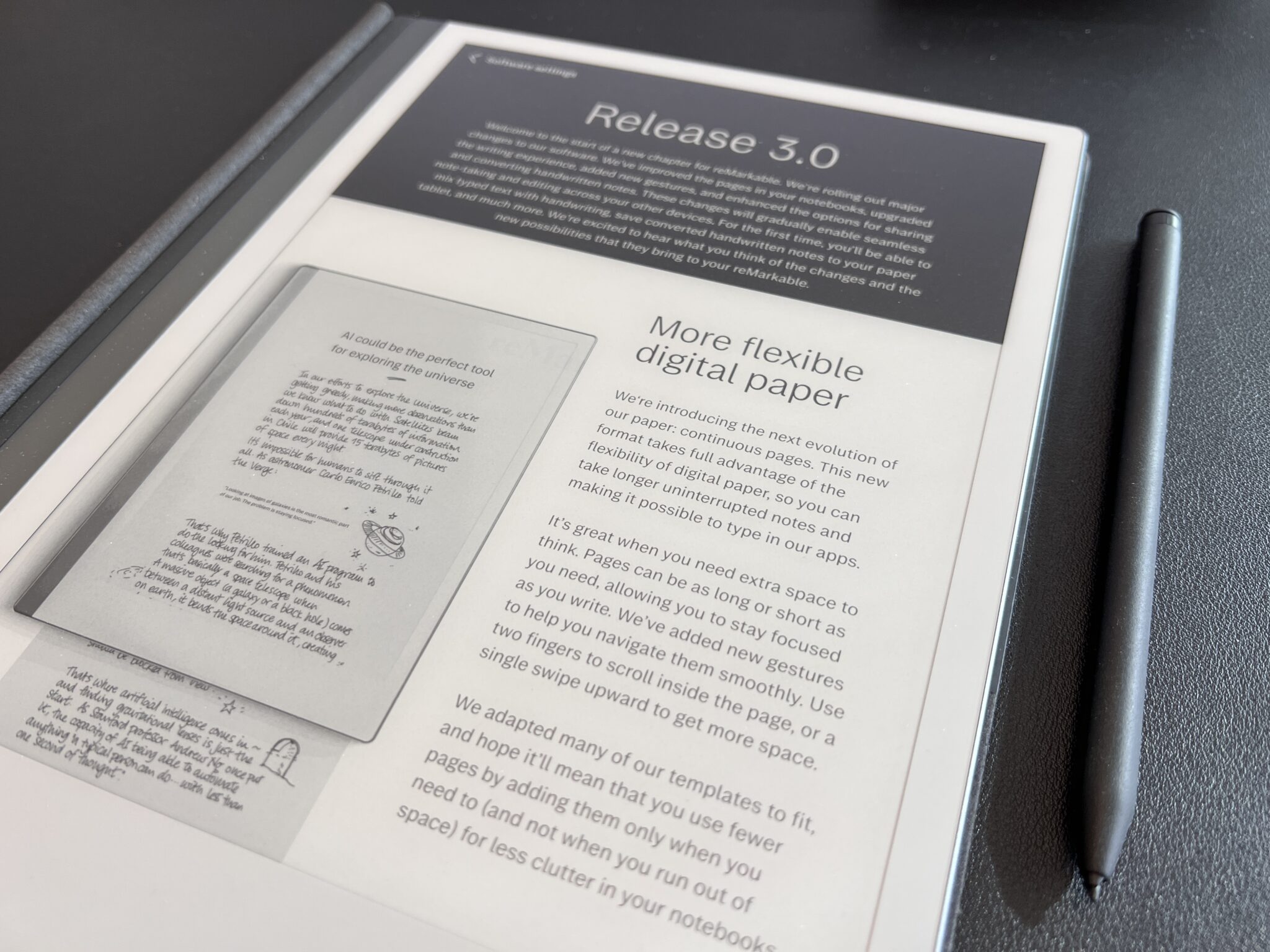 reMarkable 2 är ditt digitala och smarta anteckningblock