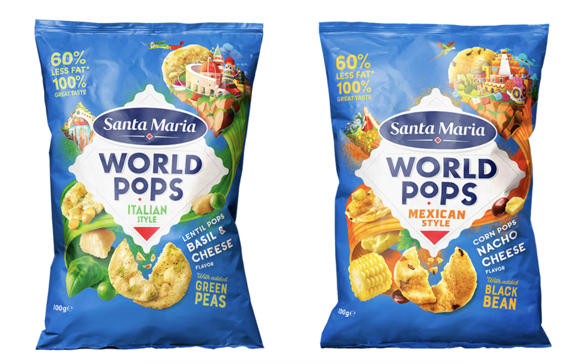 Santa Maria lanserar två nya poppade chips
