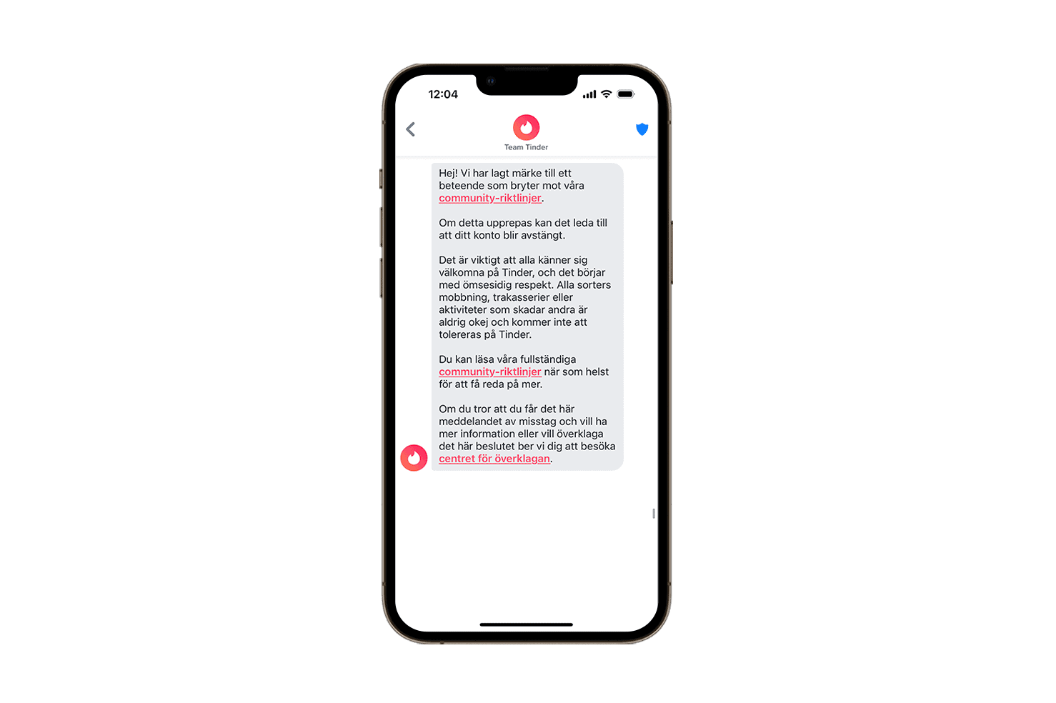 Tinder introducerar nya användarvarningar i appen