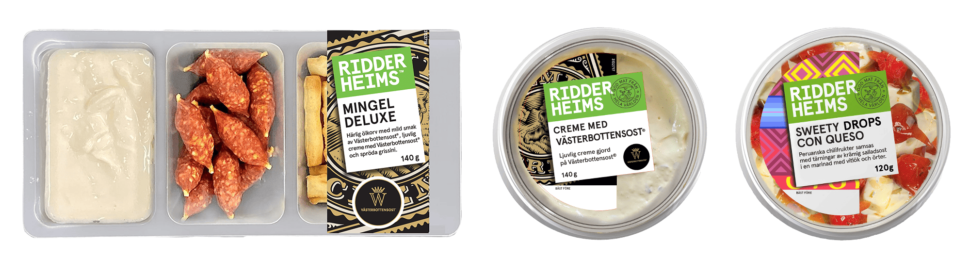 Ridderheims lanserar plockmat med en ostig touch