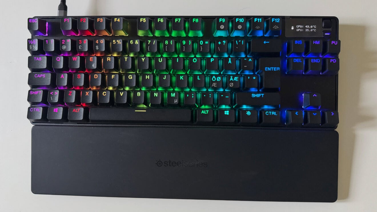 Steelseries Apex Pro gen 3 TKL - det anpassningsbara tangentbordet