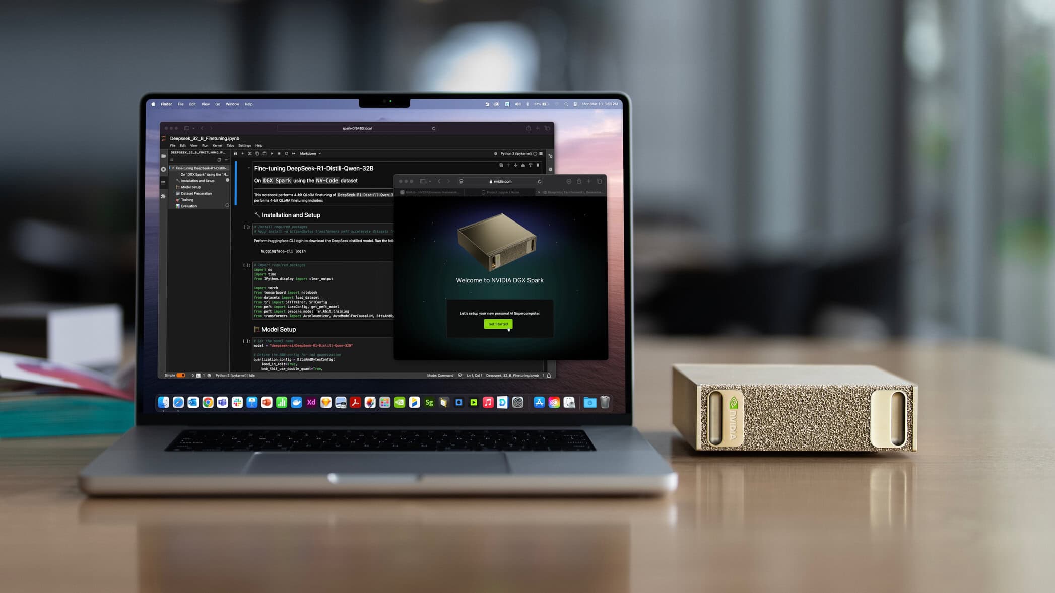 Kompakta AI-datorn Nvidia DGX Spark hyllas av recensenter