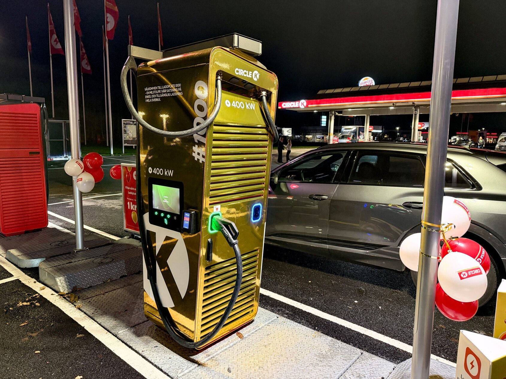 Circle K öppnar sin 1000:e laddpunkt
